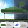 GVDV Canopy Tent, 10x10 ft Easy Pop up Outdoor Canopy Tent, Portable ...