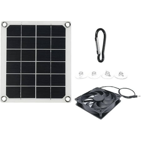 Solar Powered Fan, Ip65 Waterproof Portable Exhaust Fan for Rvs, Solar ...