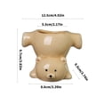 Funny Inverted Bear Pattern Flower Pots Ceramic Materials Multipurpose ...