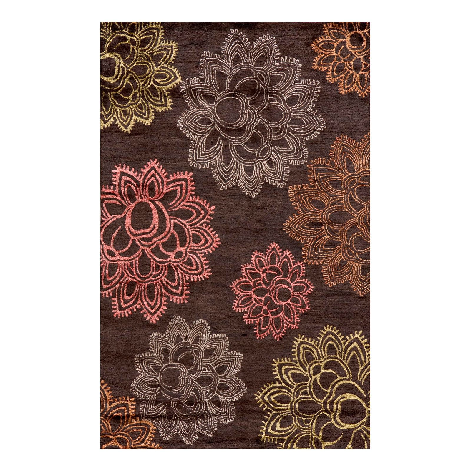 Momeni Zen ZEN-4 Area Rug - Aubergine - Walmart.com