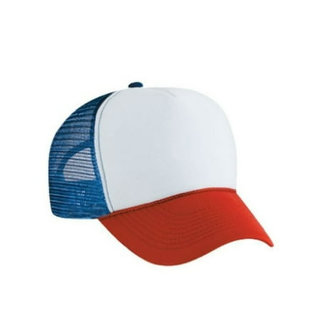 Red White And Blue Trucker Hat Dustin Henderson Cap Stranger Things ...
