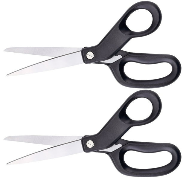 STANLEY 8 Inches All Purpose Scissor, 2 Pack, Black - Walmart.com