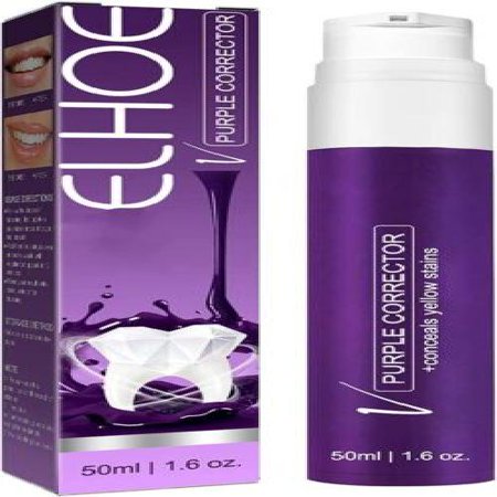 Purple Colour Corrector Teeth Brightening Sensitive Toothpaste Gel Oral ...