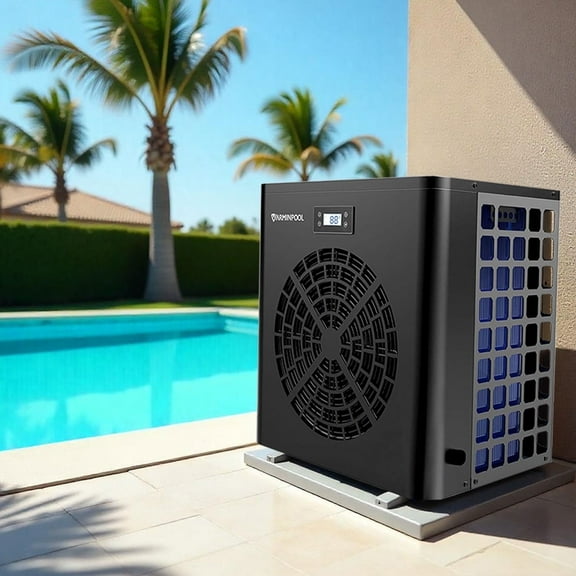 Electric Pool Heat Pump, 140,000 BTU Pool Heater, 42000 Gallons, WiFi ...