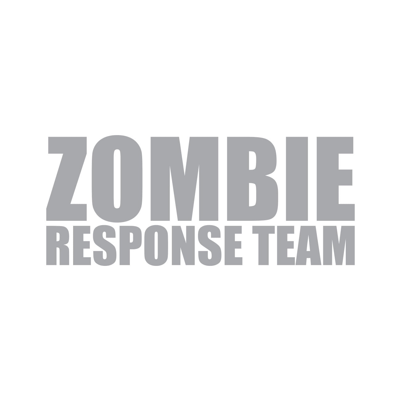 Zombie Response Team Sticker Decal Die Cut - Self Adhesive Vinyl ...