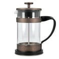 Navaris Retro French Press Coffee Maker (20 oz) - Stainless Steel ...