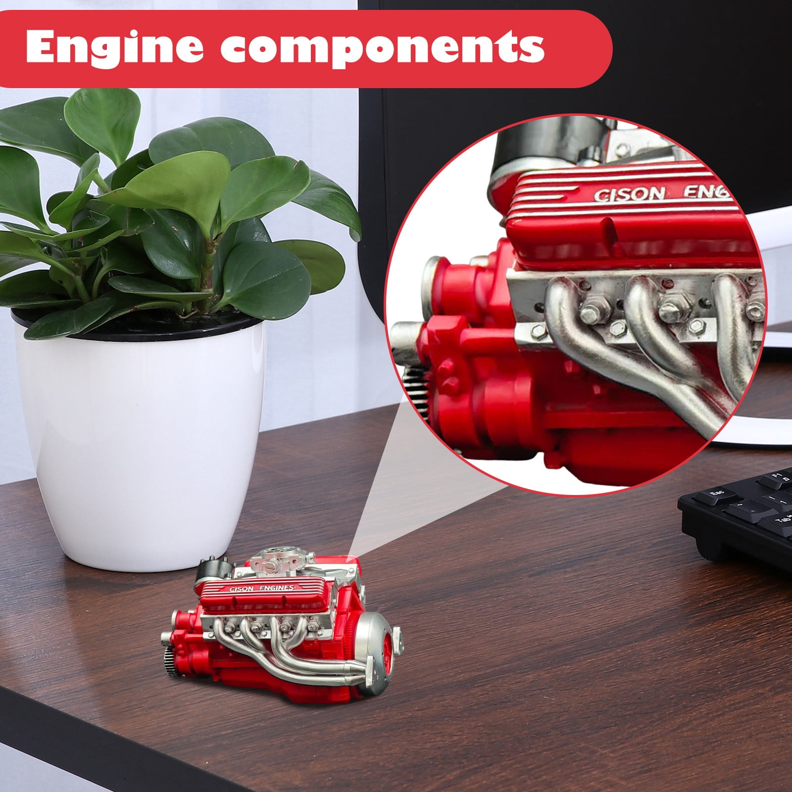 Best Mini V8 Engine Kit Gasoline Ohv V8 Small-Block Engine Model Kits ...