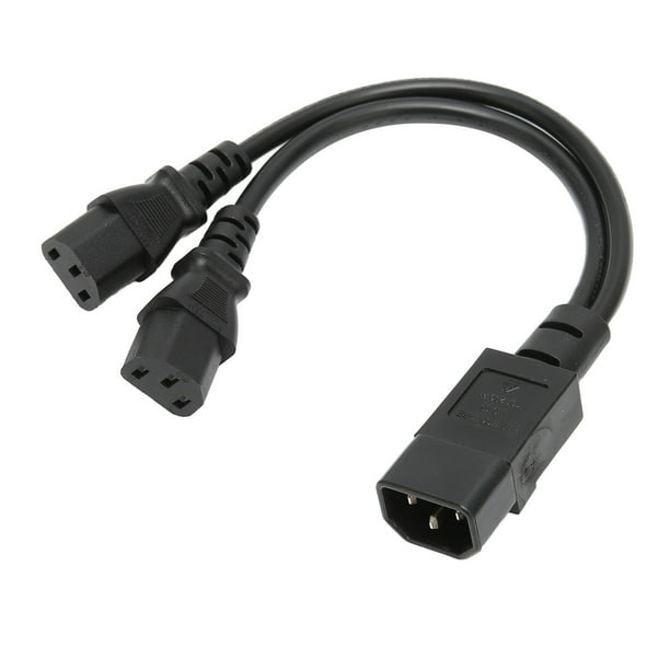 Power Cords,IEC320 C14 to 2 X Y Splitter Extension Power Cord Maleto X ...