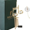24K Gold Plated Crystal Studded Musical Note Decorative Wind Chime by ...