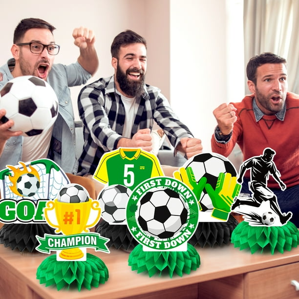 Soccer Inspired Centerpieces