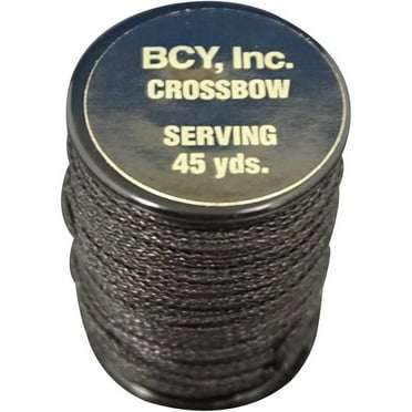 BCY 62 Braided .021 75 yds. Center Serving, Black/White - Walmart.com