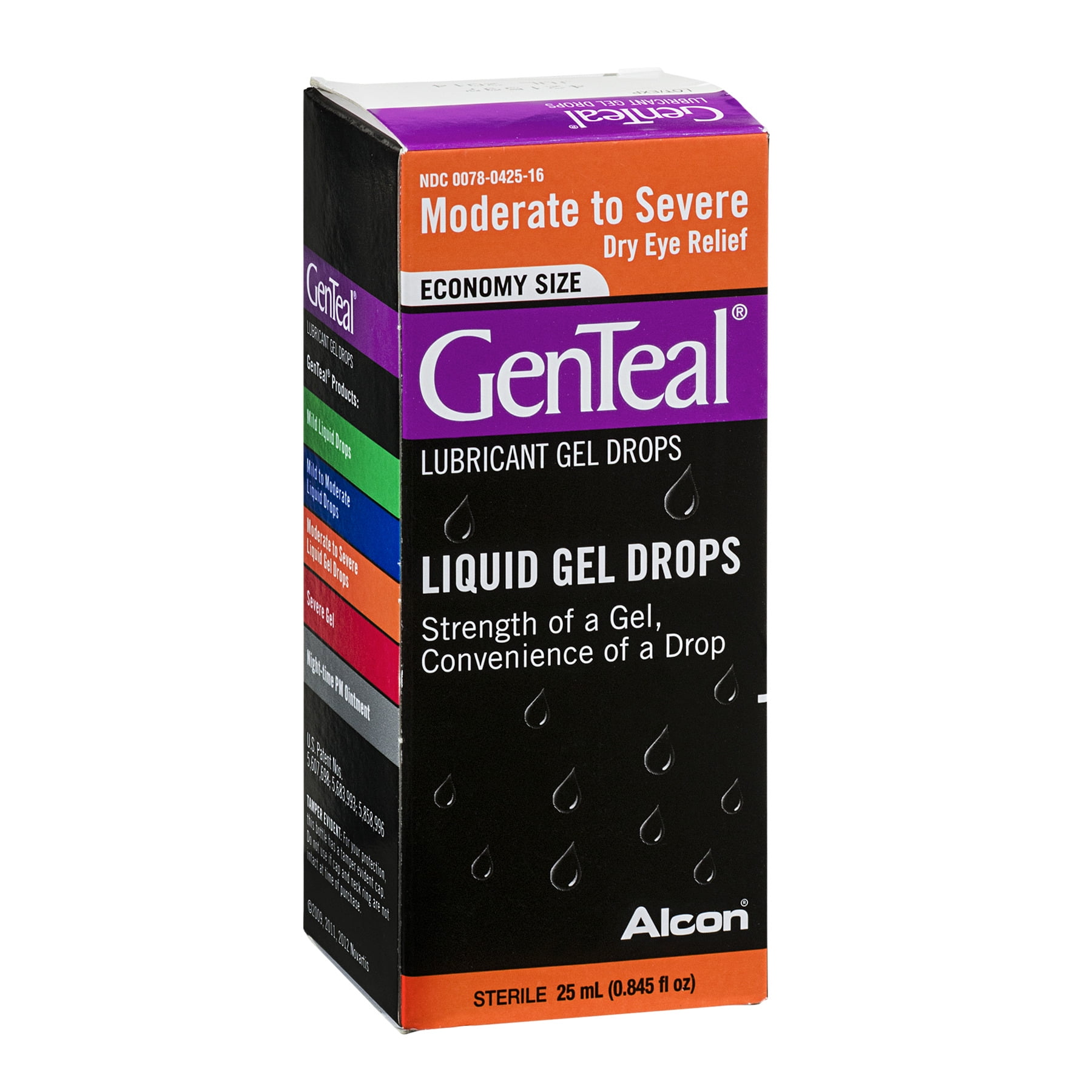 GenTeal Economy Size Liquid Gel Drops Moderate to Severe Dry Eye Relief ...