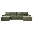 Compressible U-Shaped Sectional Sofa Set, Modern Modular Sectional Sofa ...