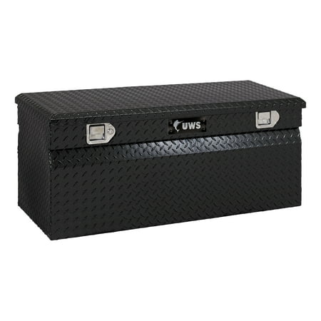 UWS TBC-48-BLK Tool Box Chest; Single Lid; Diamond Tread; Black ...