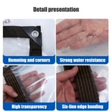 Vikakiooze Transparent Water Proof Rainproof Fabric With Seals Outdoor ...