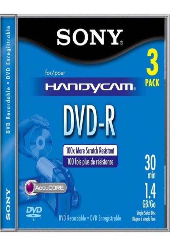 DVD-R Sony de 8 cm y 1,4 GB con Hangtab (paquete de 3) | Walmart en línea