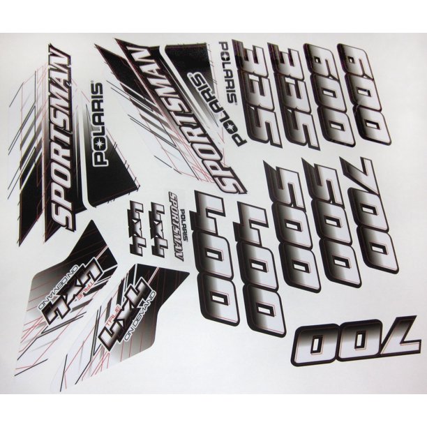 Polaris Sportsman 335 400 500 600 700 (1996-04) OEM Style Stickers ...