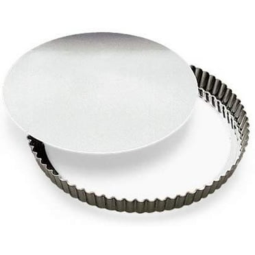 Gobel Round Medium Loose Removable Bottom Fluted Tart Flan Pan 11-7/8" x 1-1/2" High - Walmart.com