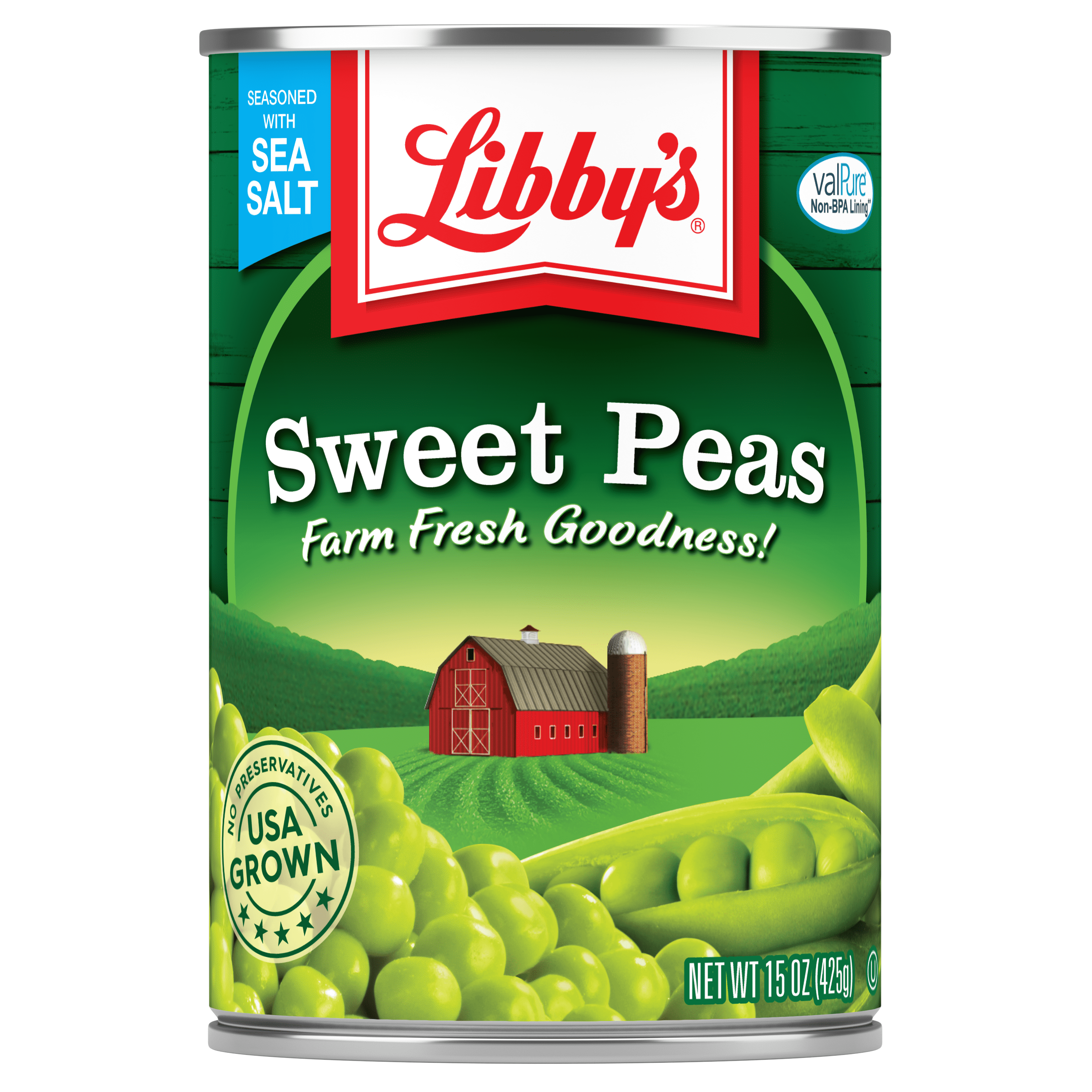 Libby's Canned Sweet Peas, 15 oz - Walmart.com