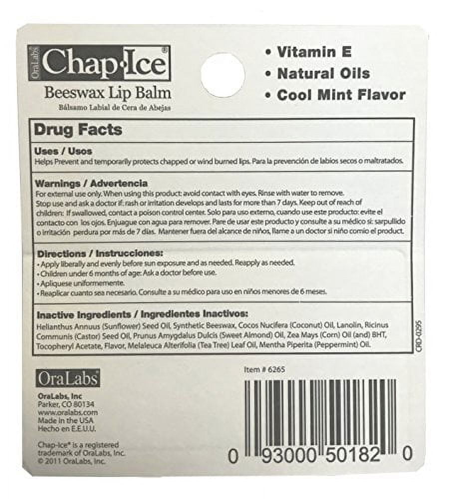 Chap Ice Beeswax Lip Care