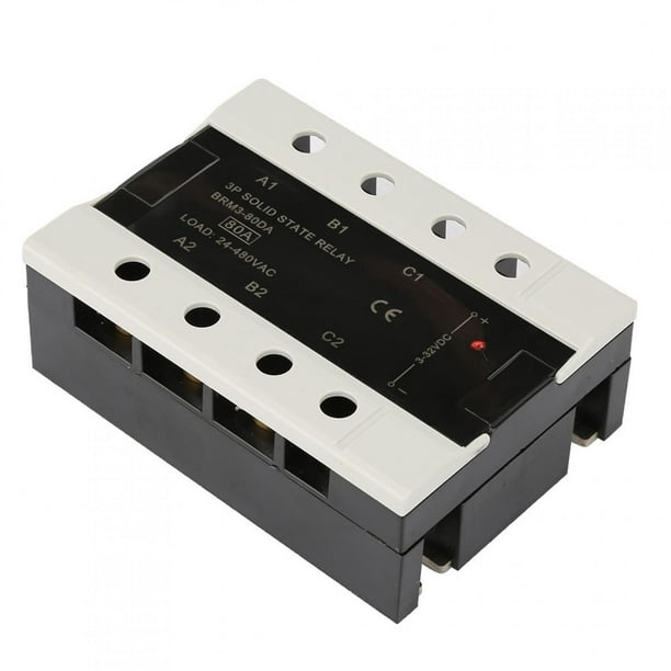 Solid State Relay,Load 24-480VAC Three Phase A Solid State Relay Three ...