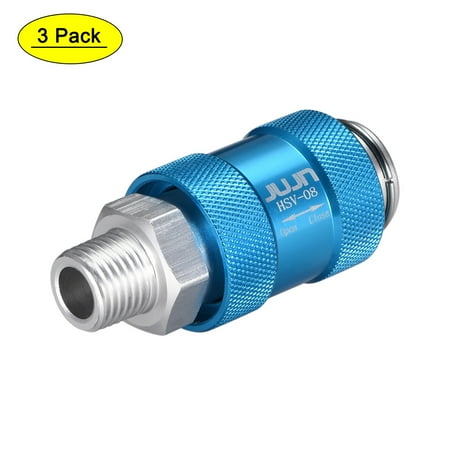 Uxcell G1/4 Pneumatic Flow Speed Control Hand Slide Valve 3 Pack ...