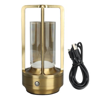 Ralbay 1 Pack Gold LED Cordless Table Lamp, 5000mAh Rechargeable ...