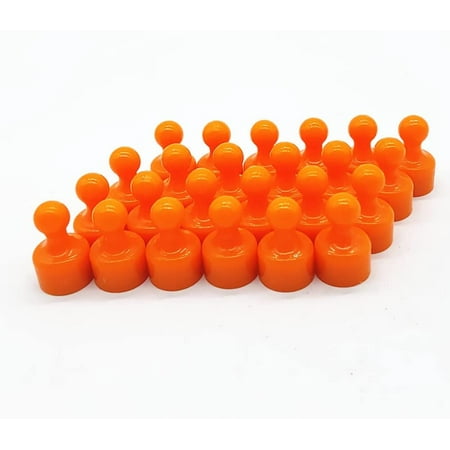 24 Magnetic Push Pin Miniature Game Piece Pawn Magnets, Useful for Fun ...
