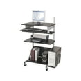 BALT Alekto Compact Mobile Sit & Stand Workstation with Rolling Desk ...