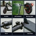 Electric Scooter with APP Control, LED Display,21 Miles Foldable ...