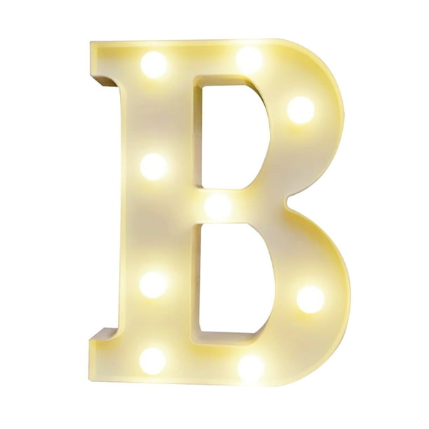 Labymos Alfabeto LEDs Luz Letras de pie | Walmart en línea
