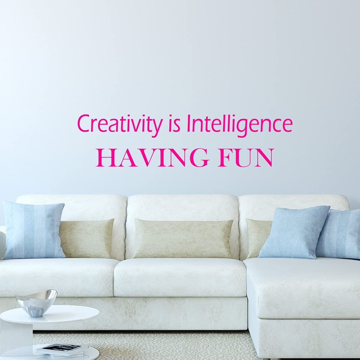 VWAQ Creativity is Intelligence Having Fun Wall Decal Kids Science ...