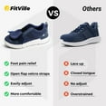 FitVille Mens Diabetic Shoes Extra Wide Width for Diabetic Pain Relief ...