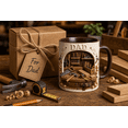 Carpenter Dad Accent Mug, Hammer Saw Measuring Tape Father's Day Gift ...