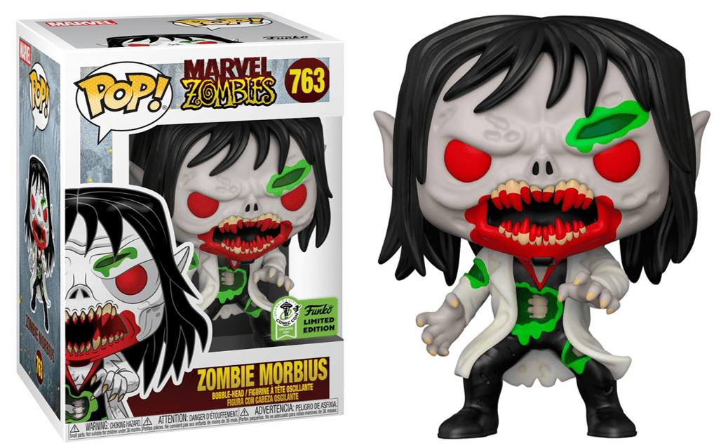 Funko POP! Marvel Zombie Morbius #763 ECCC Exclusive Limited Edition ...