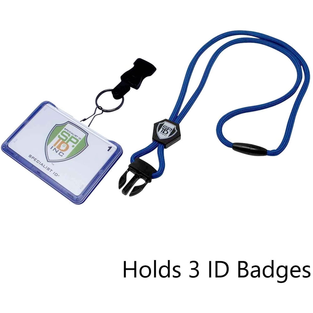 2 Pack - Specialist ID Horizontal 3 Card Badge Holder & Heavy Duty ...