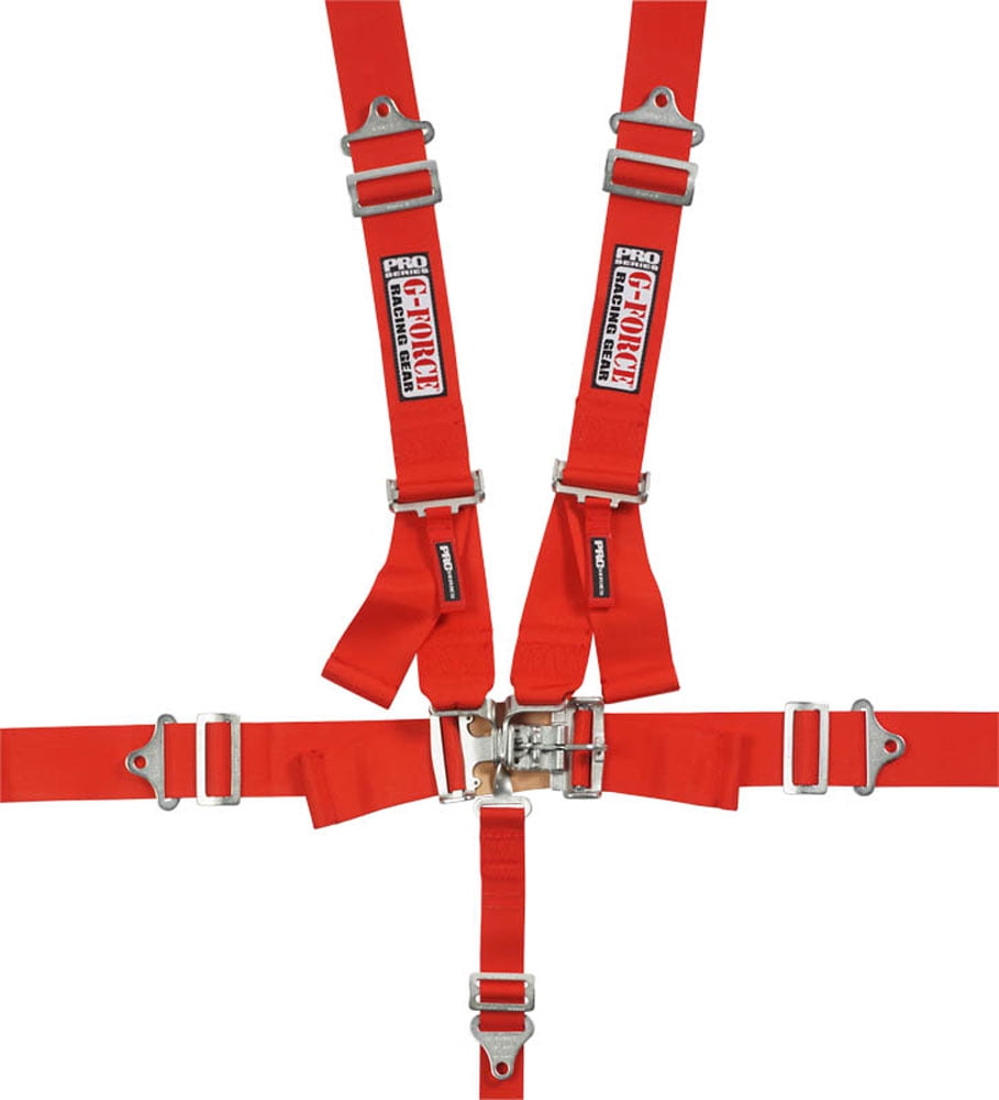 G-FORCE Red Latch and Link 5 Point Harness P/N 6000RD - Walmart.com