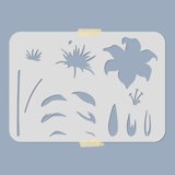 1Pc Layered Lily Flower Stencils Lily Stencils Resuable Lily Flower ...