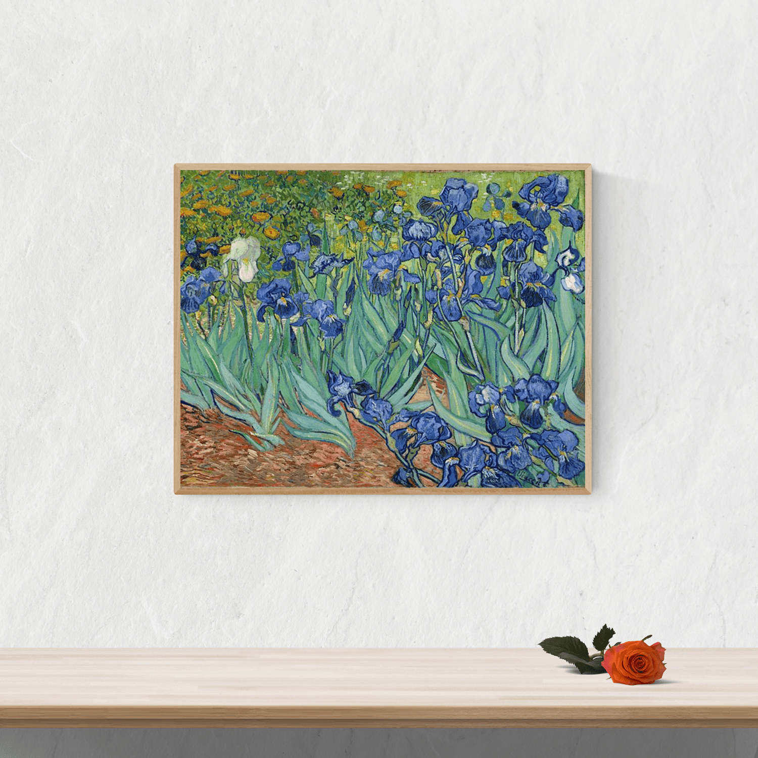 Irises - 1889 | Van Gogh | Premium Fine Art Print | 19th Century Dutch ...