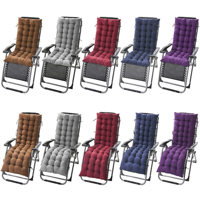 SAYFUT Lounge Chair Cushion Tufted Soft Outdoor Rocking Seat Deck ...