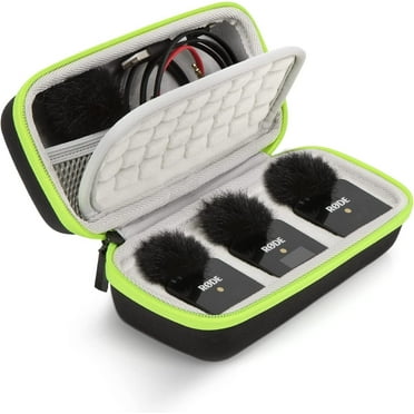 Wireless Microphone Bag Tote Hard Cover Carrying Bag Microphone Stands ...