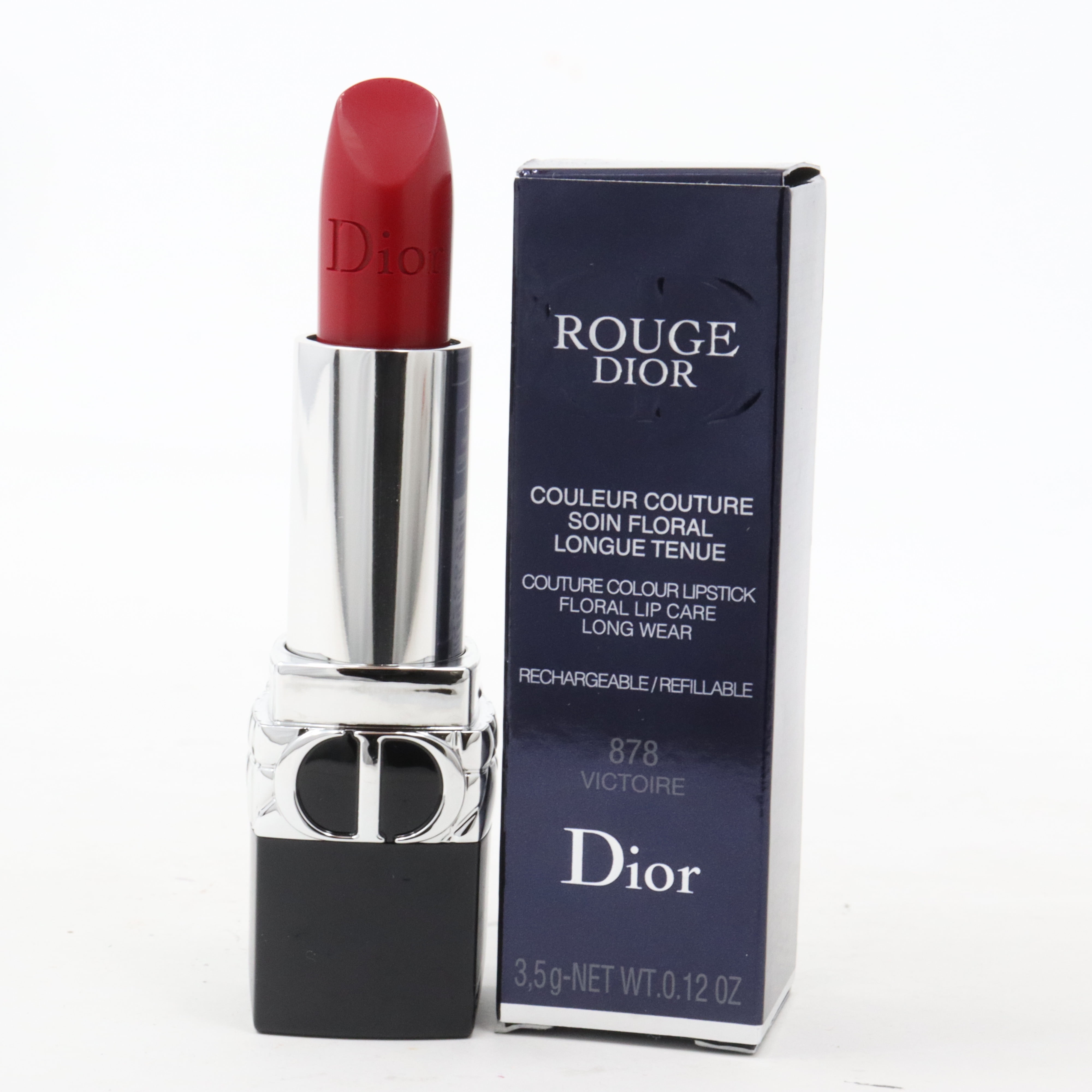 Dior Rouge Dior Lipstick 878 Victorie (Satin) 0.12oz/3.5g New With Box ...