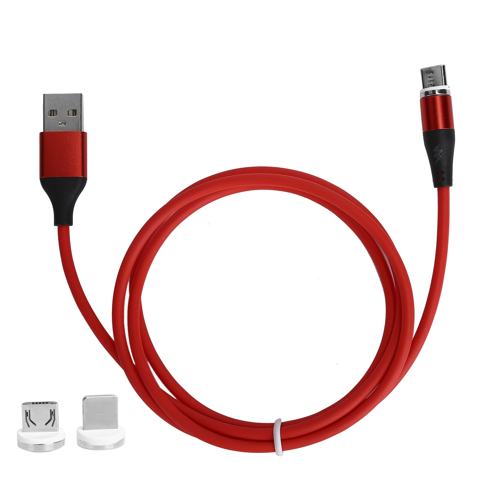 Cable de carga rápida USB con enchufe magnético múltiple líquido 3 en 1 para puertos IOS/Tipo C ...