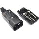 Toptekits IEC C14 Power Cord Connector,IEC 320 C14 Male Plug Rewirable Power Connector 3pin 10A ...