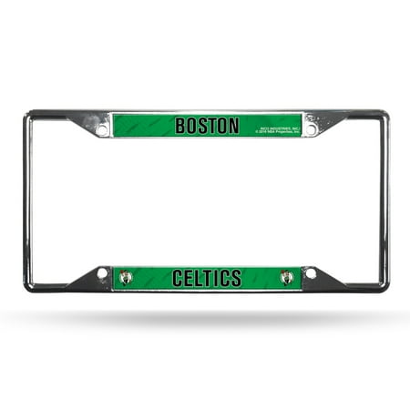 Boston Celtics License Plate Frame Chrome EZ View | Walmart Canada