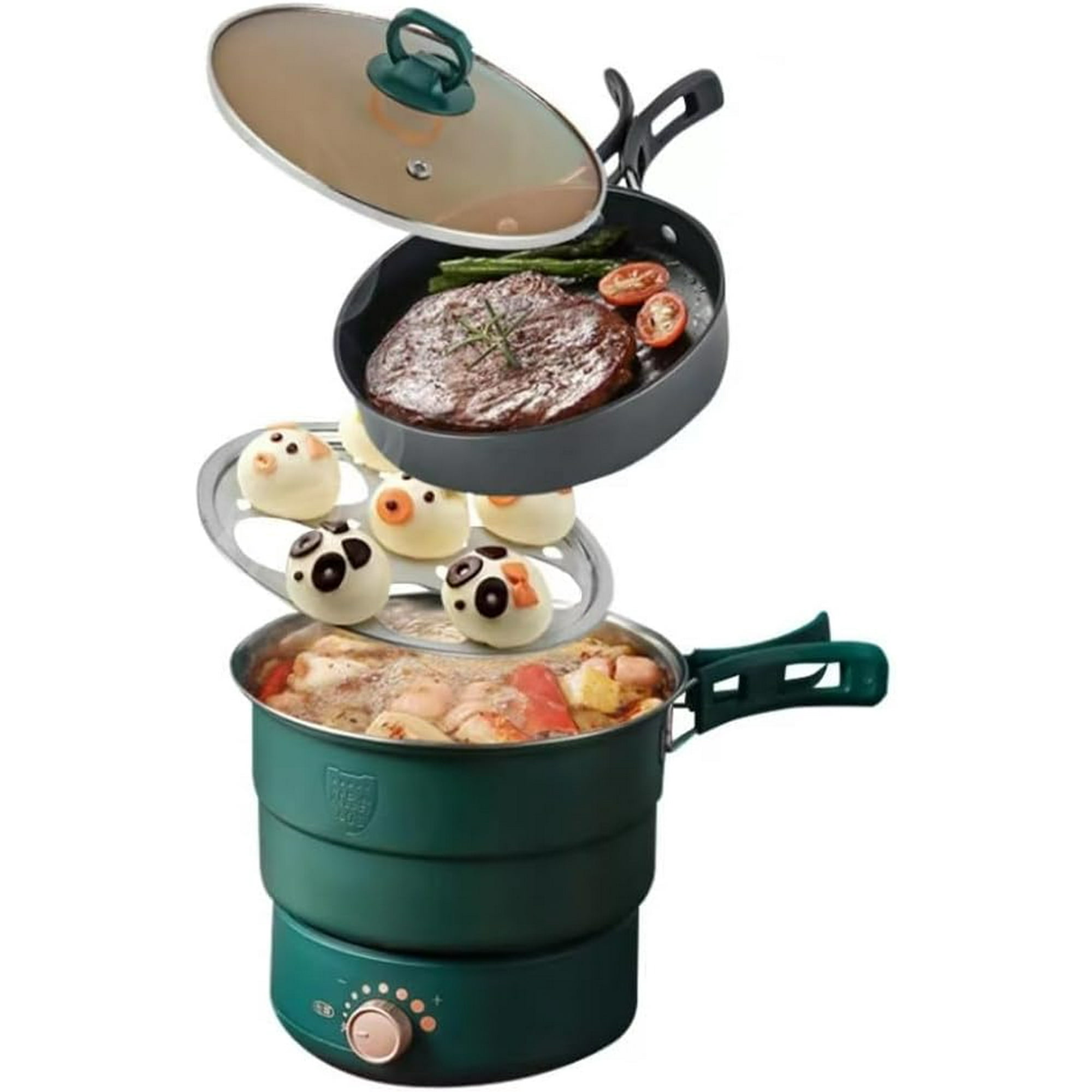 Click here for Tfixol 110v/220v Electric Split Cooking Pot Foldab... prices