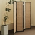 new4 Panel Room Divider and Folding Screen Room Divider,Bamboo Room ...