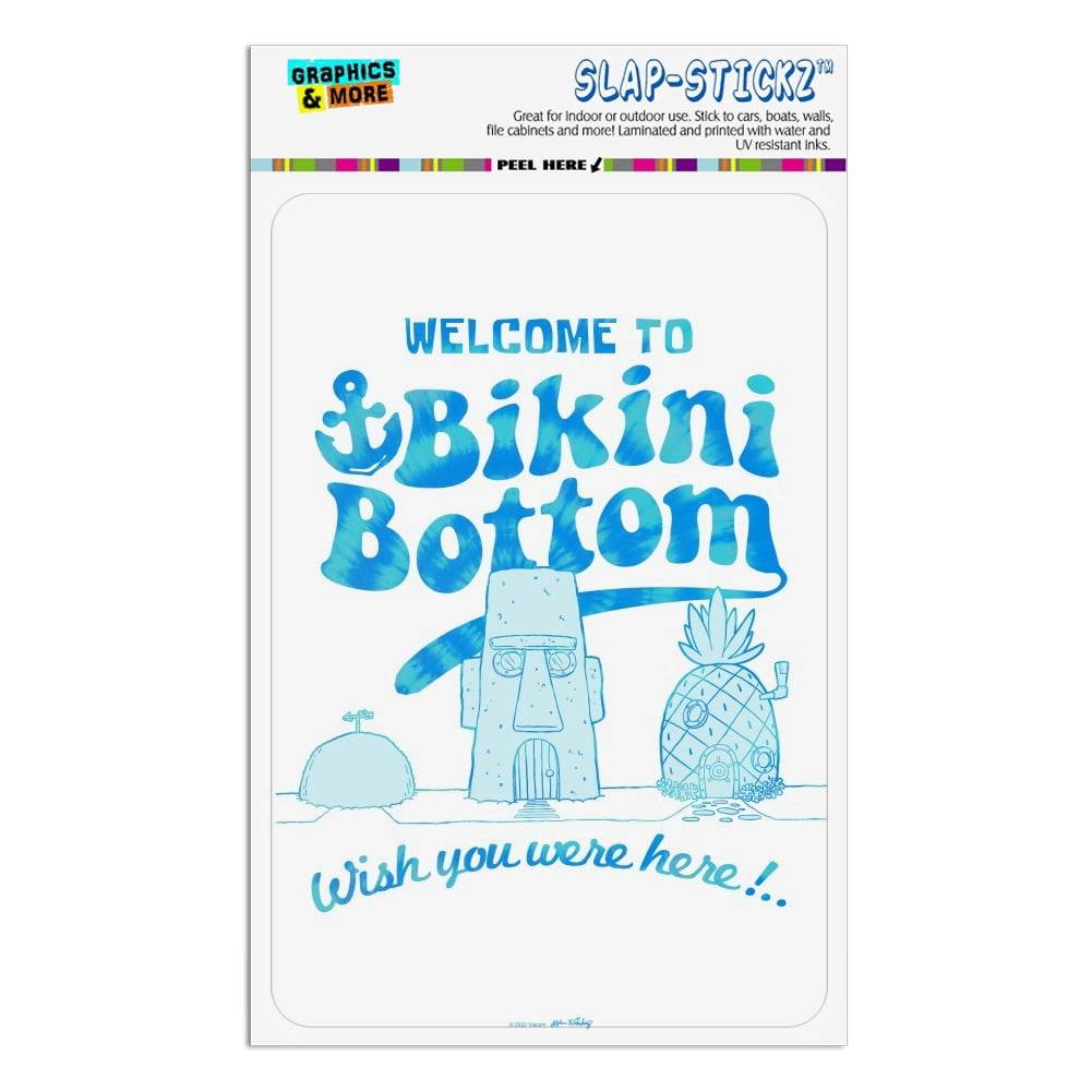 SpongeBob Bikini Bottom Welcome Home Business Office Sign - Walmart.com