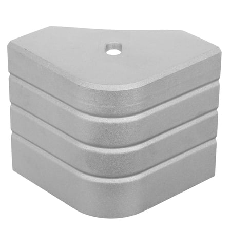 Pontoon Fence Riser & Bolt Kit - 3/8" Silver Risers, 5" Bolts - Pontoon ...