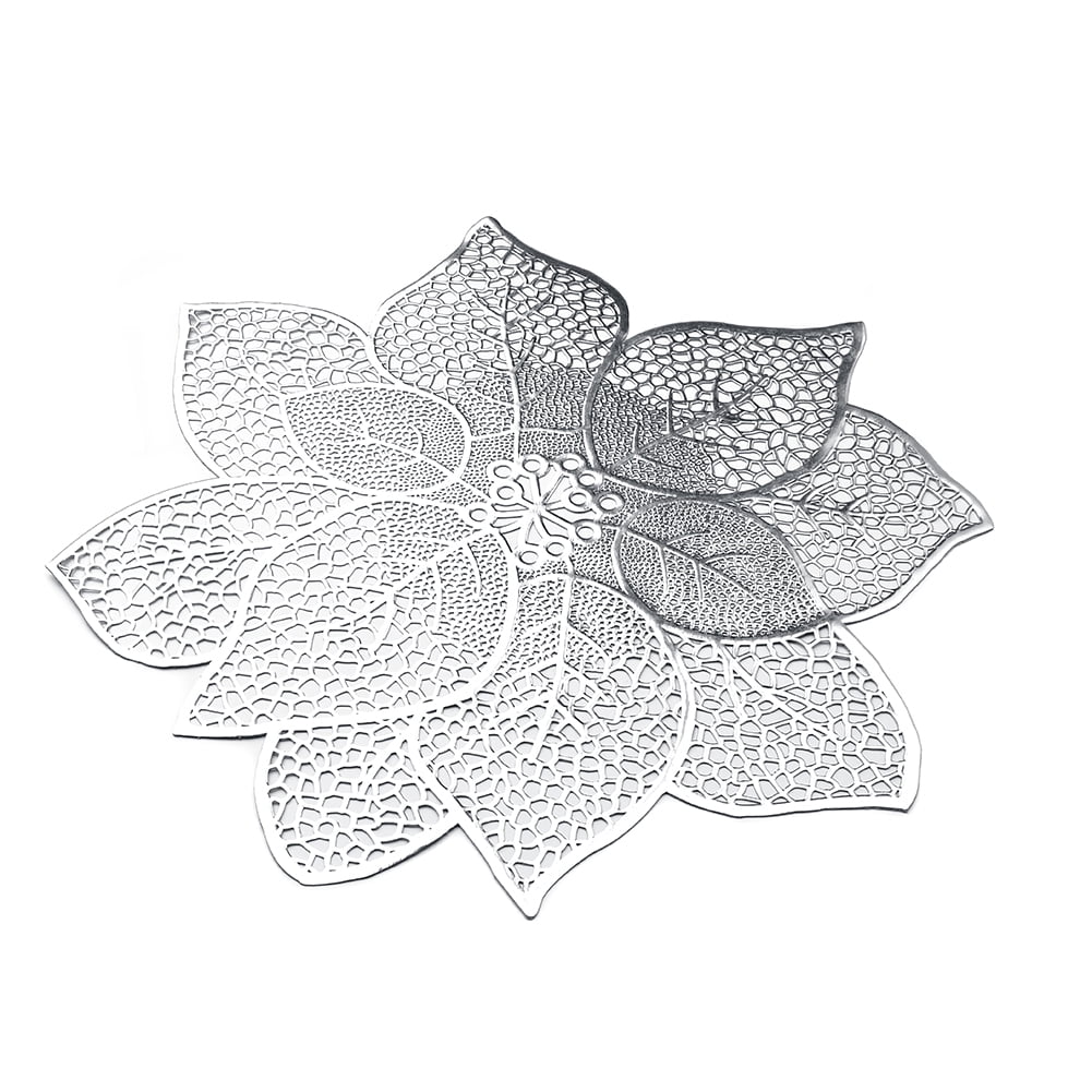1 pcs Placemat Table Mat Simulation Bauhinia Flower PVC Decorative ...